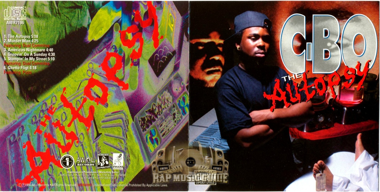 C-Bo - The Autopsy: 1st Press. CD | Rap Music Guide