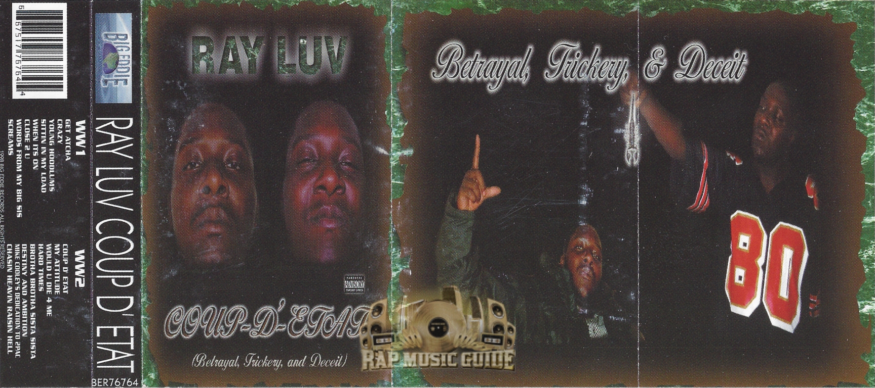 Ray Luv - Coup d'Etat: 1st Press. Cassette Tape | Rap Music Guide