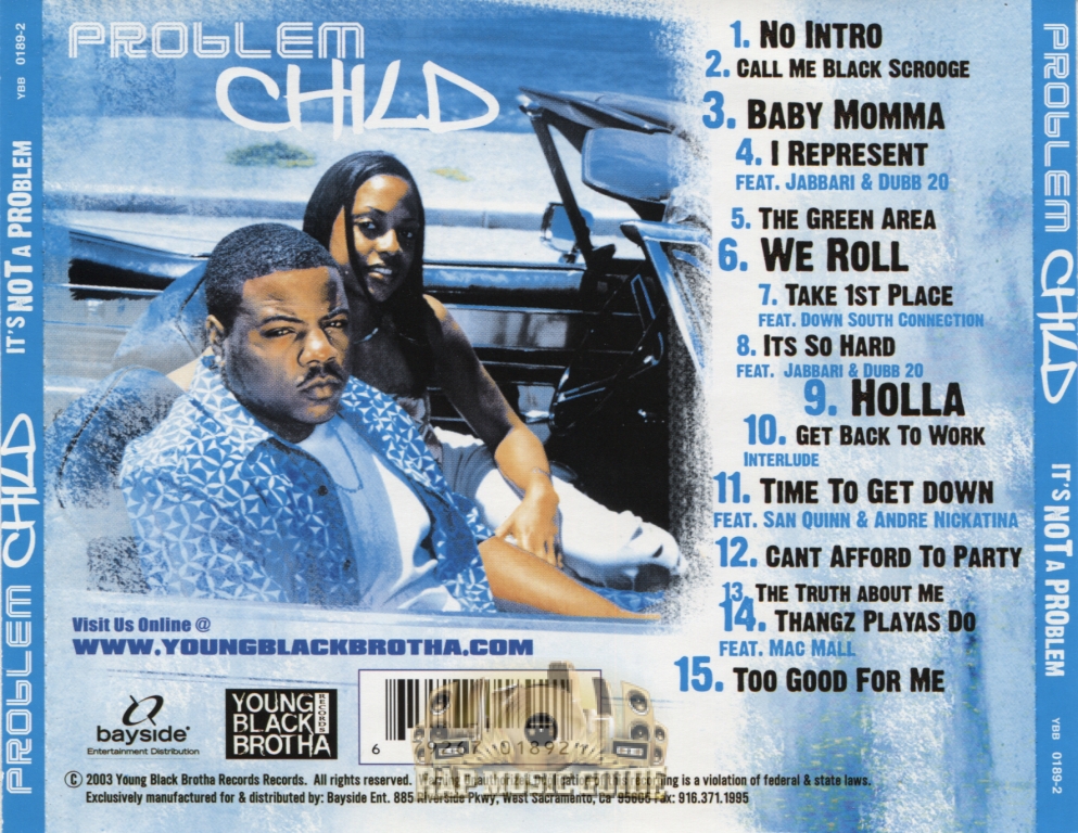 Problem Child - It's Not A Problem: CD | Rap Music Guide