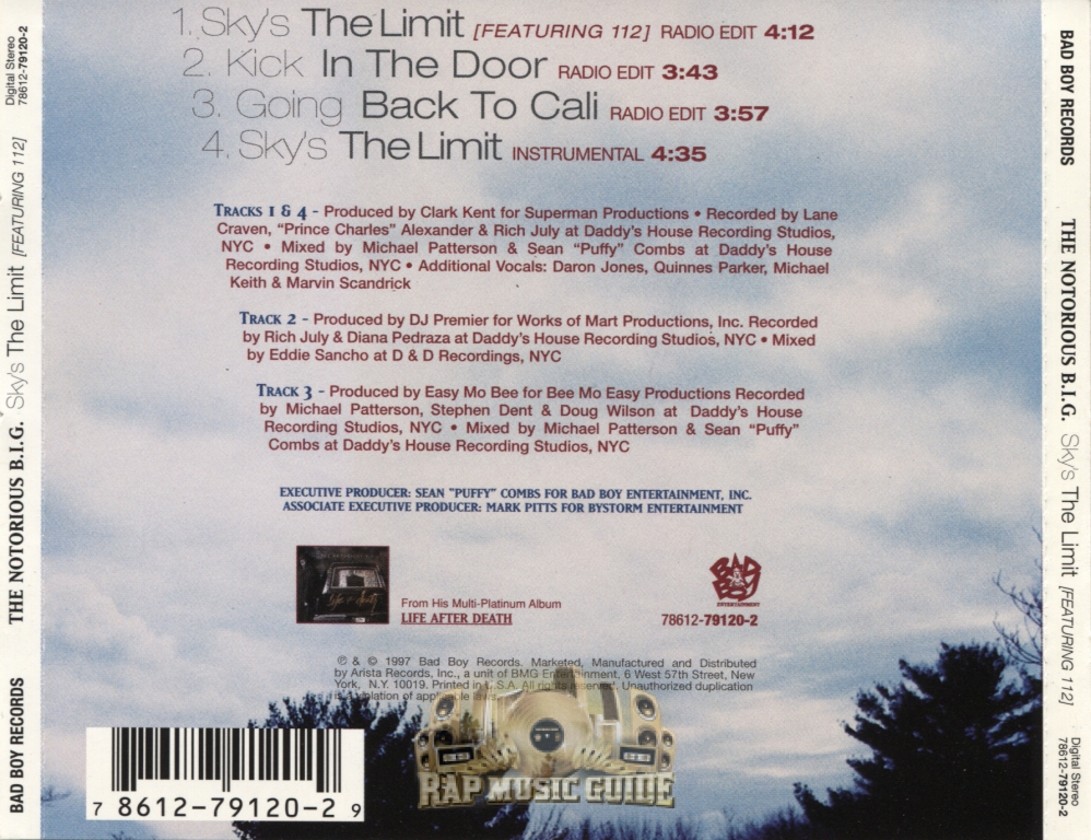 The Notorious B.I.G. - Sky's The Limit: CD | Rap Music Guide
