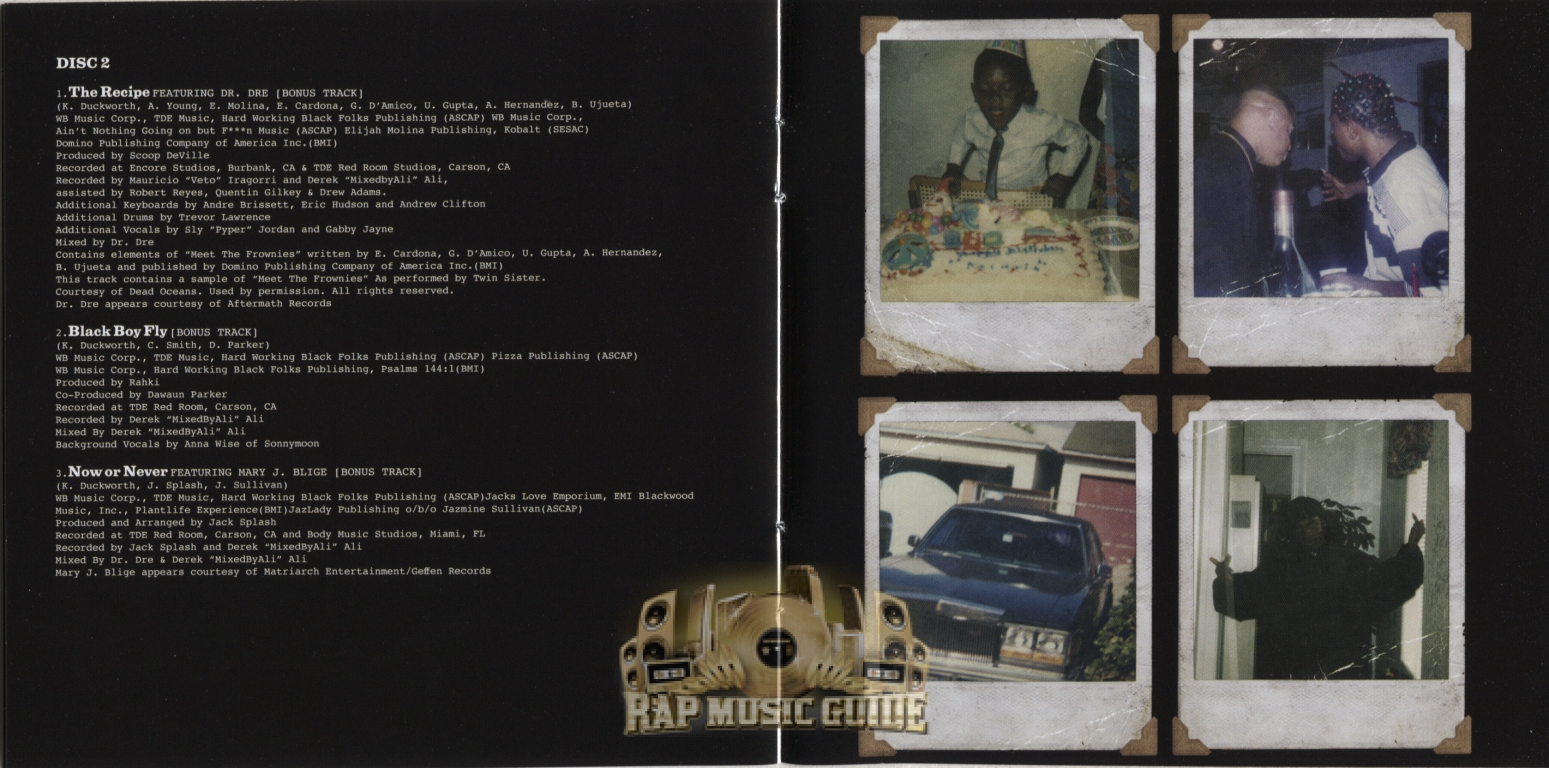 Kendrick Lamar - Good Kid, m.A.A.d City (Deluxe Edition): 2nd Press. CD ...