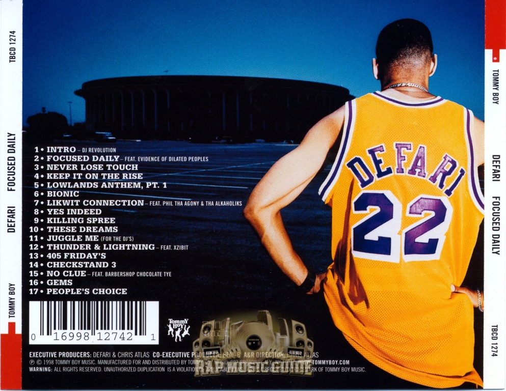Defari - Focused Daily: 1st Press. CD | Rap Music Guide