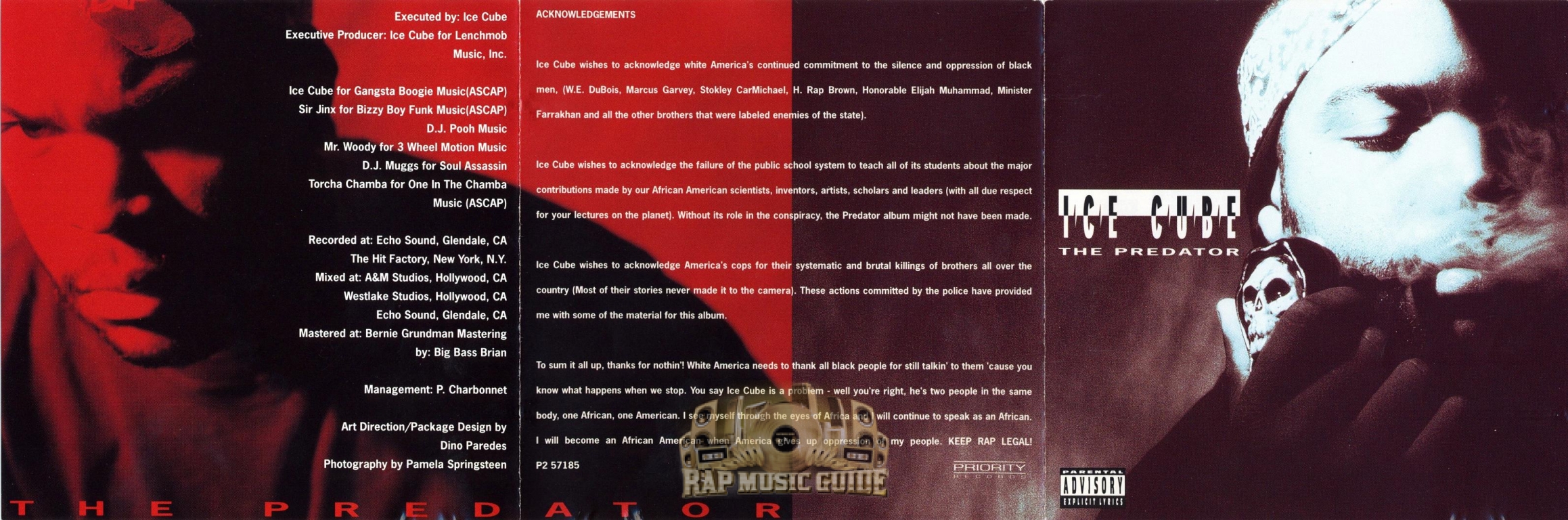 Ice Cube - The Predator: 1st Press. CD | Rap Music Guide