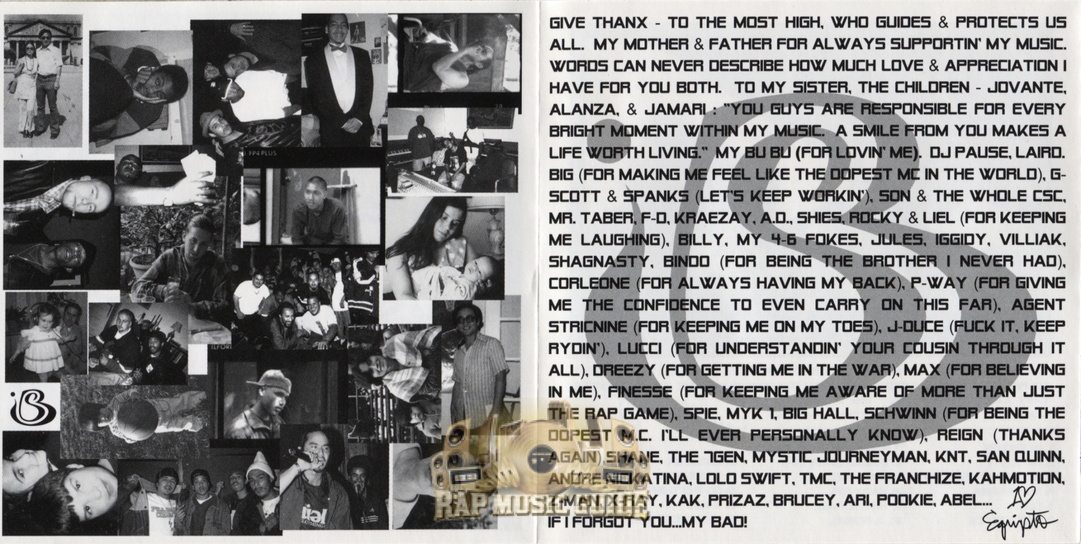 Equipto - Vintage Vol. II: Like There's No Tomorrow: CD | Rap Music Guide