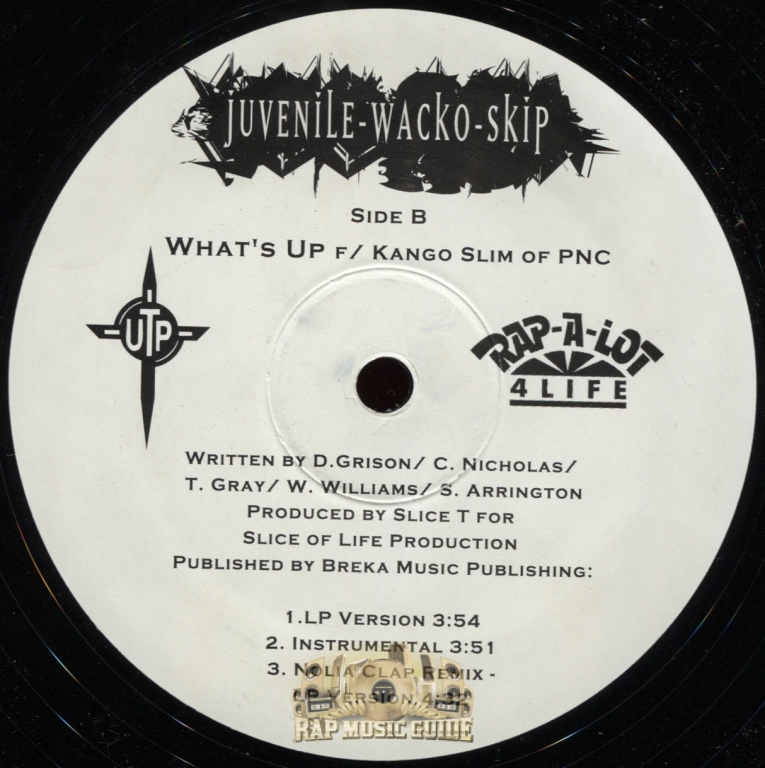 Juvenile, Wacko, Skip - Nolia Clap (Remix)/What's Up: Record | Rap ...