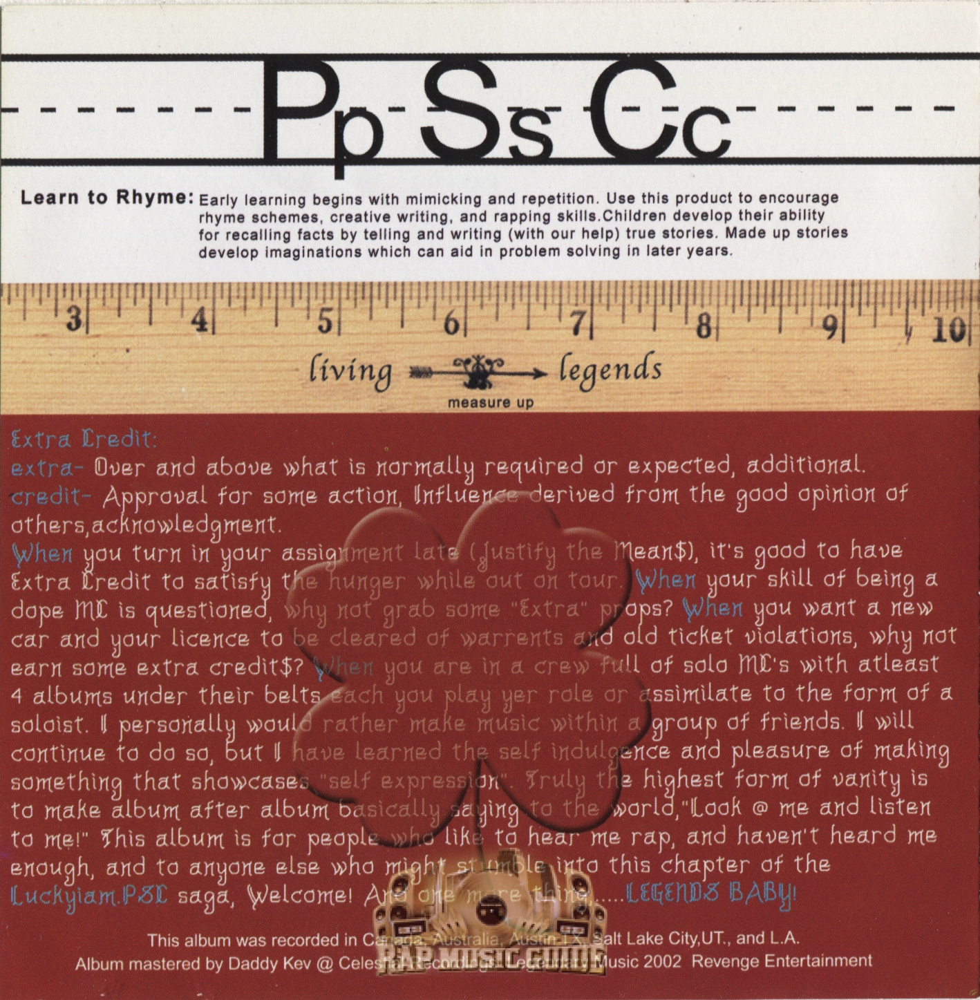 Luckyiam PSC Extra Credit Assignment 1 The Vehicle CD Rap Music 