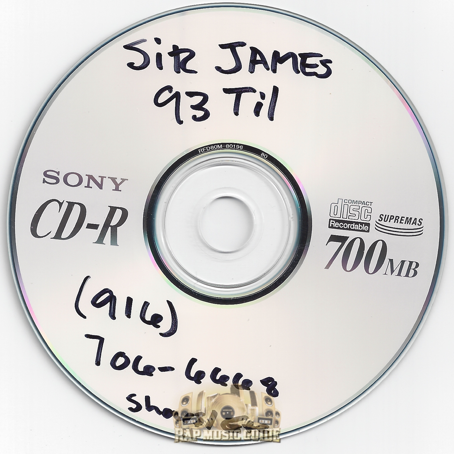 Sir James - 93' Til Infinity: CD-R. CD | Rap Music Guide