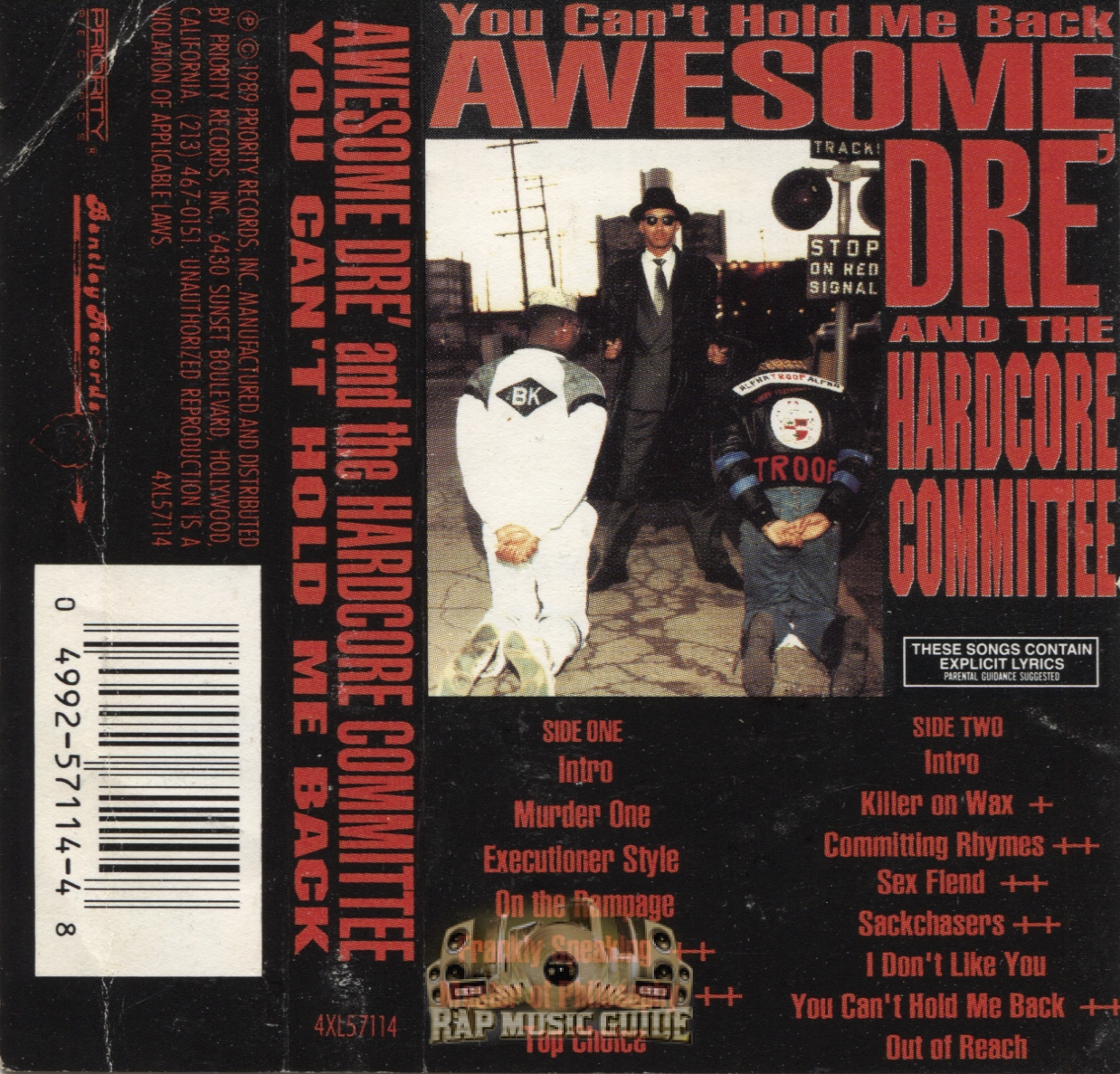 Awesome Dre' And The Hardcore Committee - You Can't Hold Me Back ...