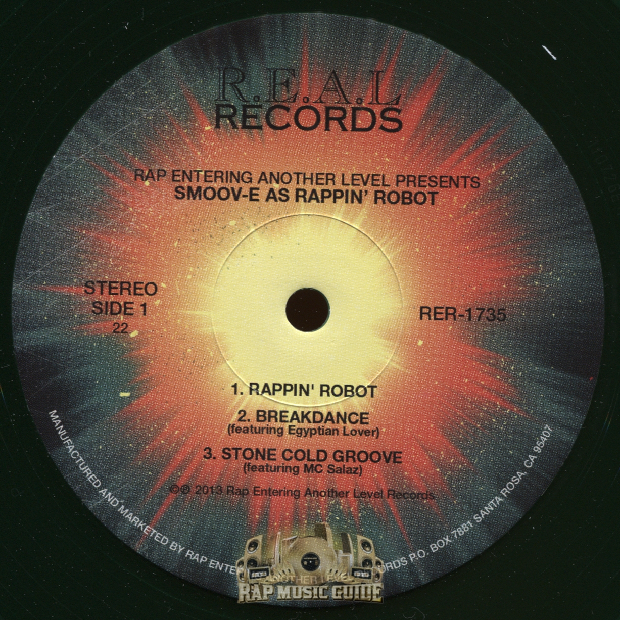 Smoov-E - Rappin' Robot: Record | Rap Music Guide