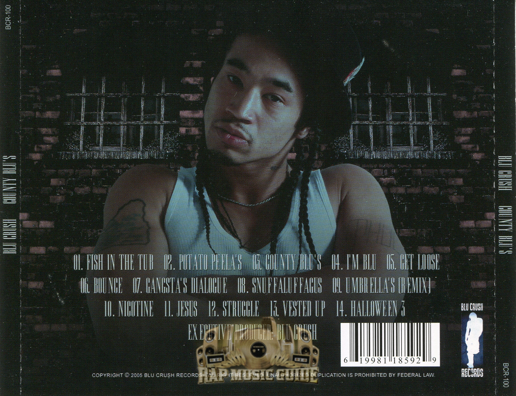 Blu Crush - County Blu's: CD | Rap Music Guide
