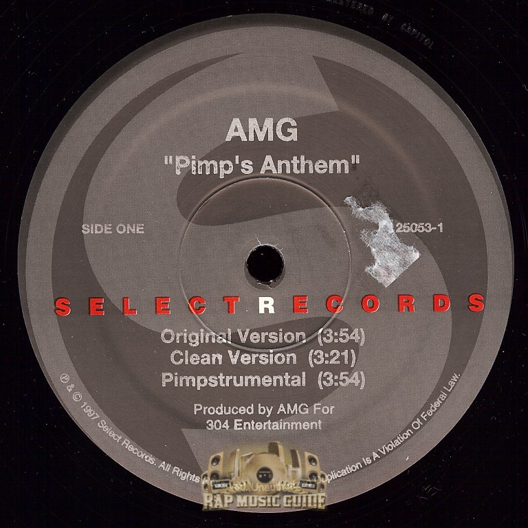AMG - Pimp's Anthem: Record | Rap Music Guide