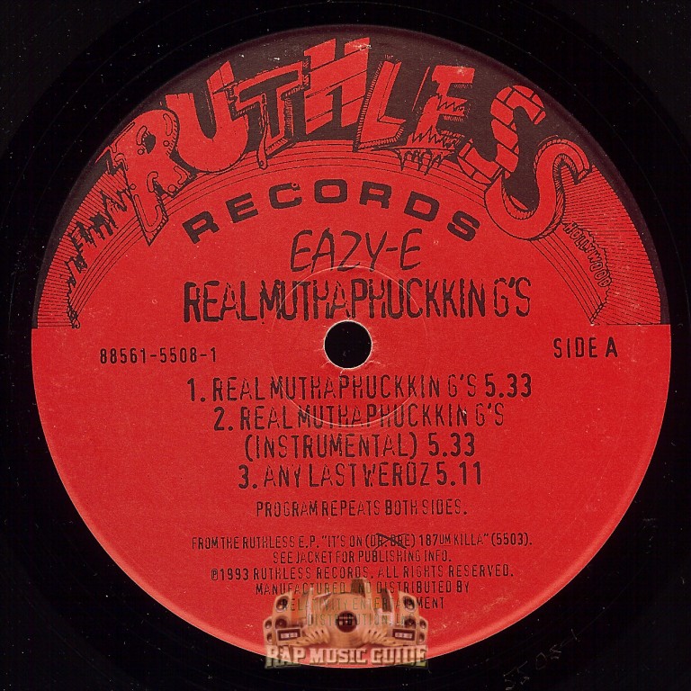 Eazy-E - Real Muthaphuckkin G's: Record | Rap Music Guide