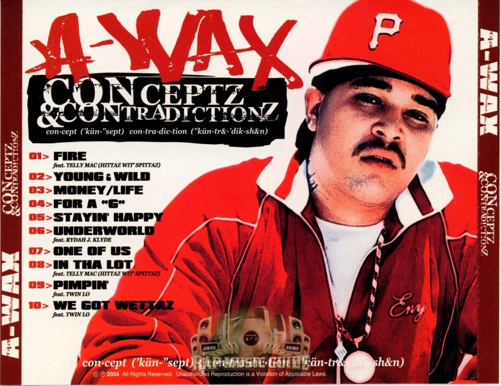 A-Wax - Conceptz & Contradictionz: CD | Rap Music Guide