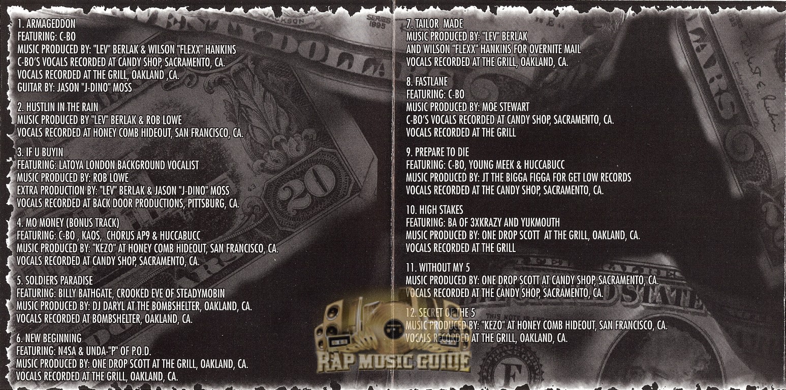 Mob Figaz - C-Bo's Mob Figaz: 1st Press. CD | Rap Music Guide