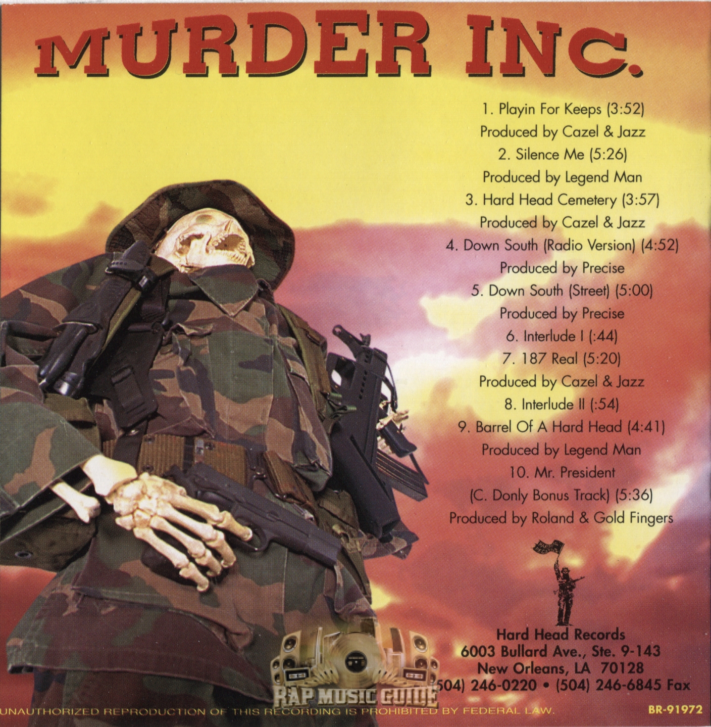Murder Inc. - Playin' For Keeps: CD | Rap Music Guide