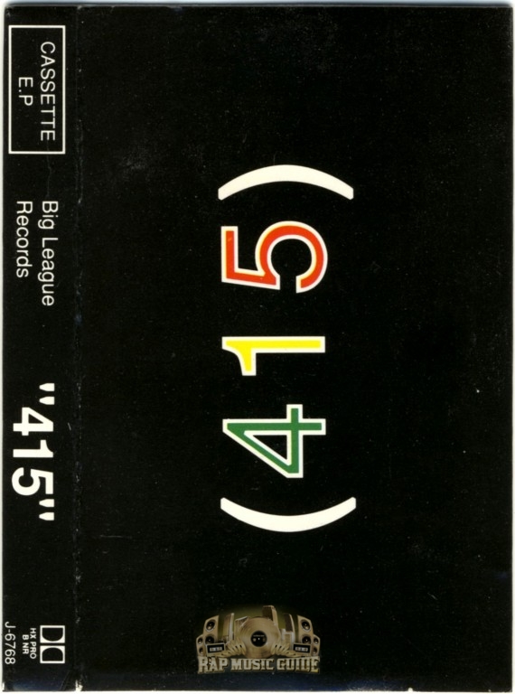 415 - 415 EP: 2nd Press. Cassette Tape | Rap Music Guide