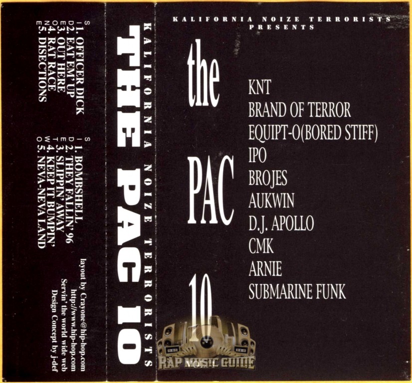 KNT Presents - The Pac 10: Cassette Tape | Rap Music Guide