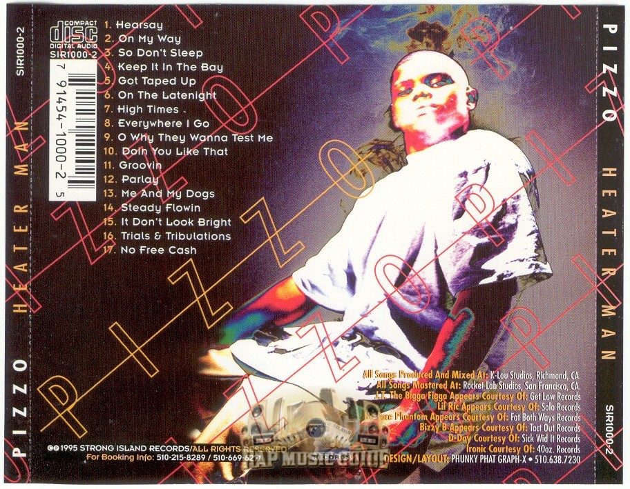 Pizzo - Heater Man: CD | Rap Music Guide