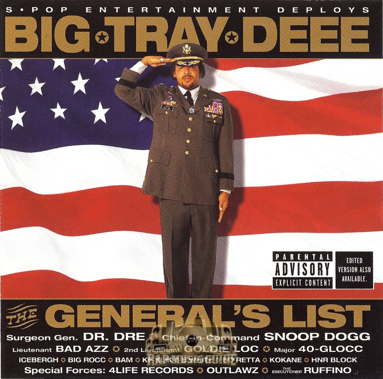 Big Tray Deee - The General's List: CD | Rap Music Guide