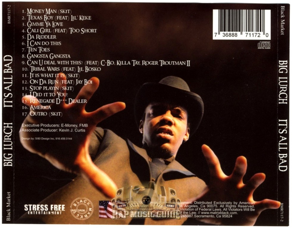 Big Lurch - It's All Bad: CD | Rap Music Guide