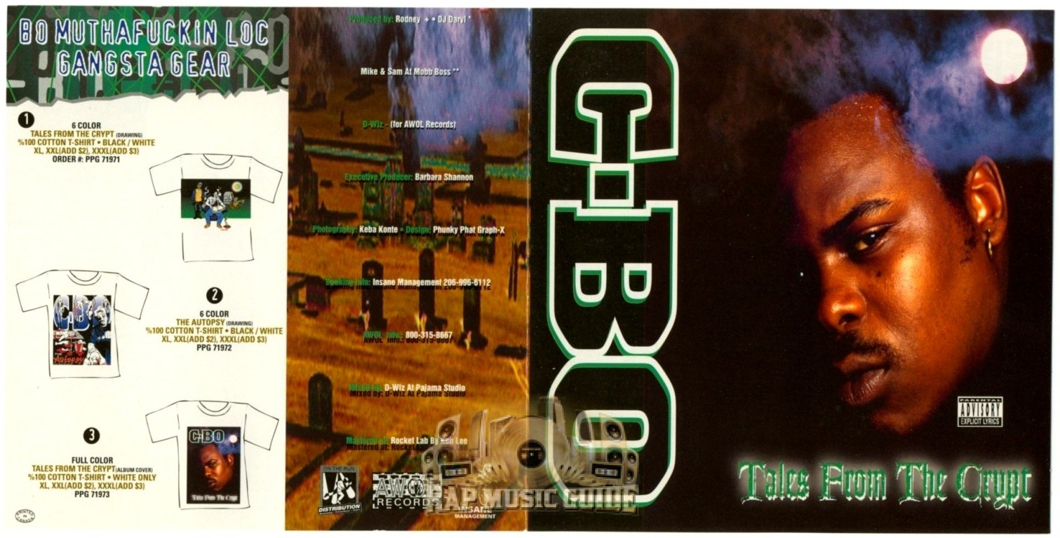 C-Bo - Tales from the Crypt: 1st Press. CD | Rap Music Guide