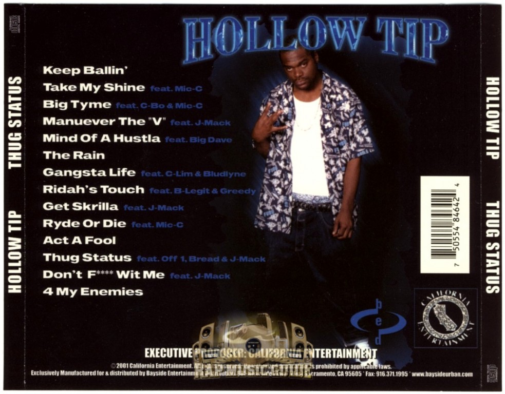 Hollow Tip - Thug Status: CD | Rap Music Guide