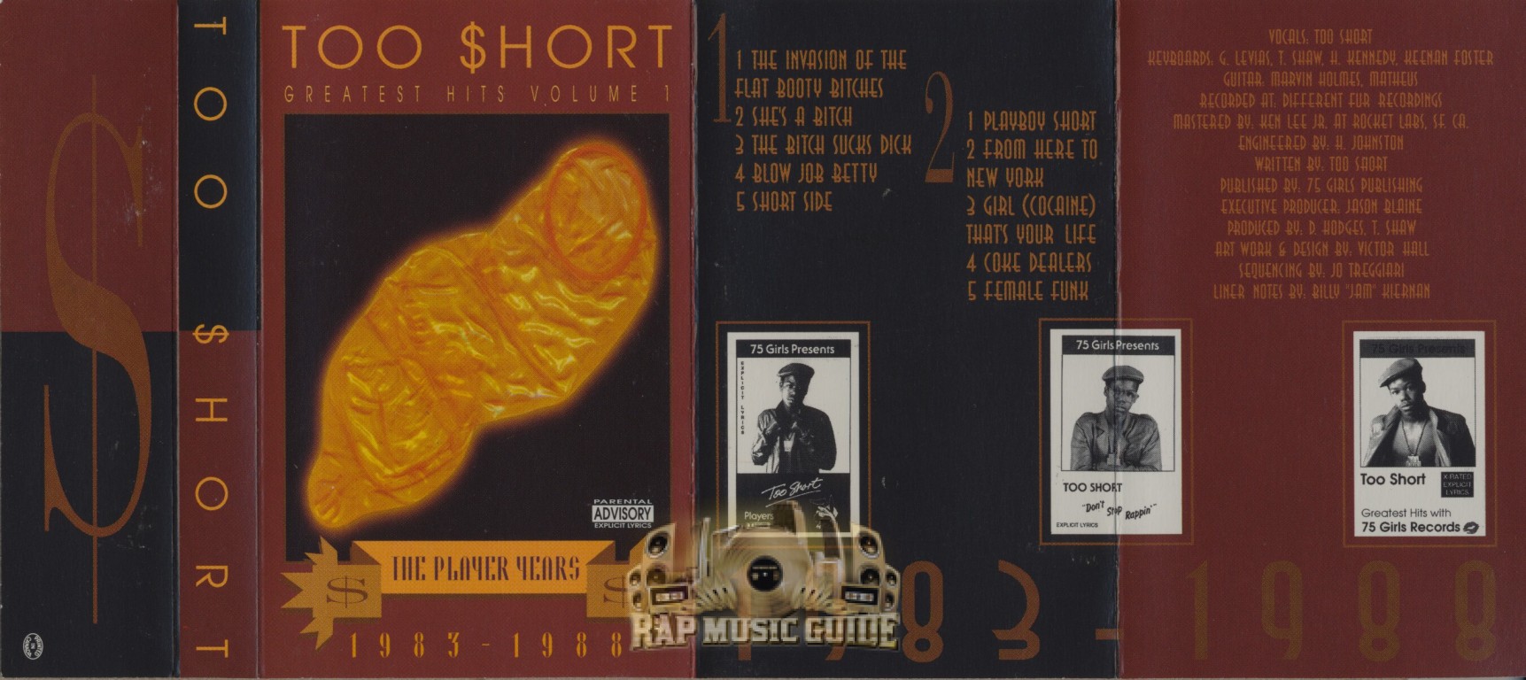 Too Short - Greatest Hits Vol.1 - The Player Years 1983-1988: 1st Press ...