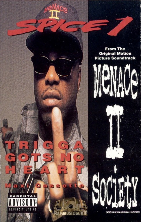 Spice 1 - Trigga Gots No Heart: Single. Cassette Tape | Rap Music Guide