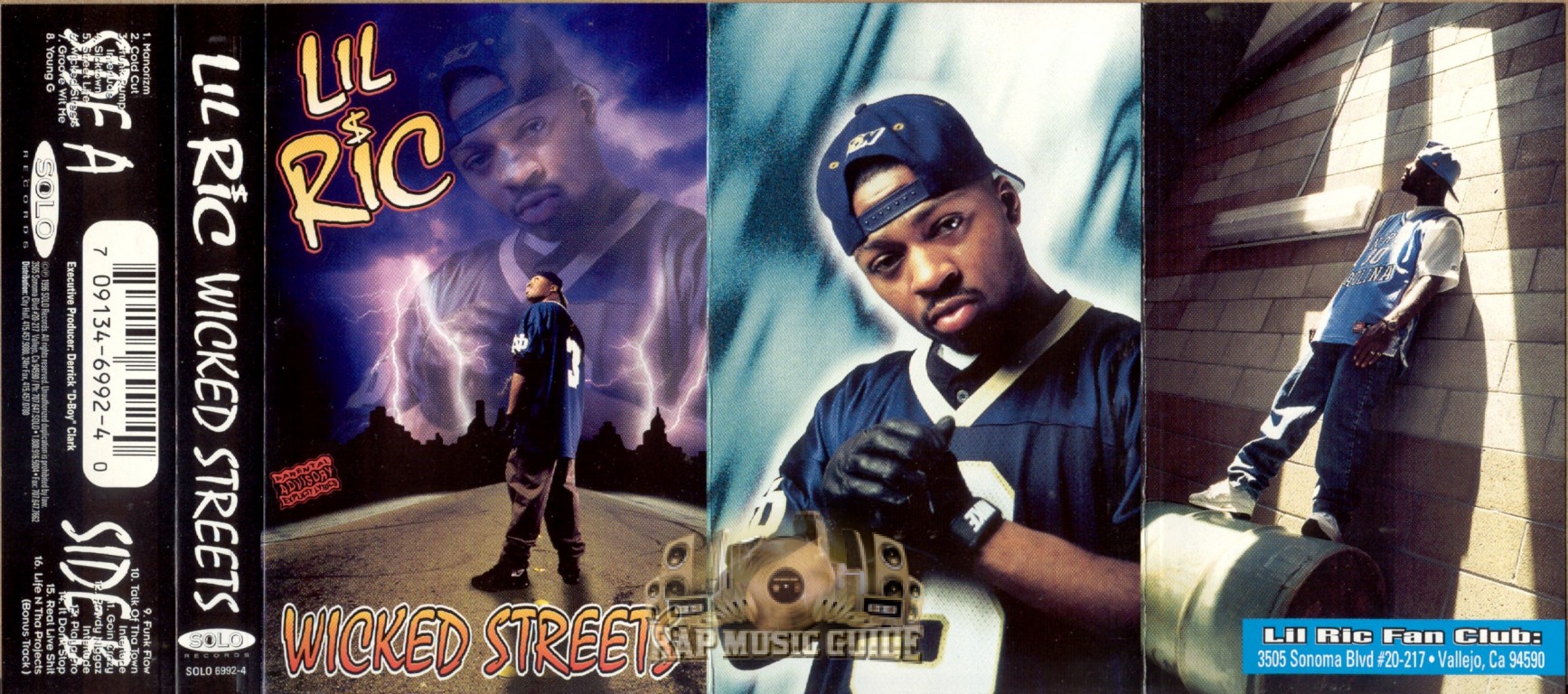 Lil Ric - Wicked Streets: Cassette Tape | Rap Music Guide