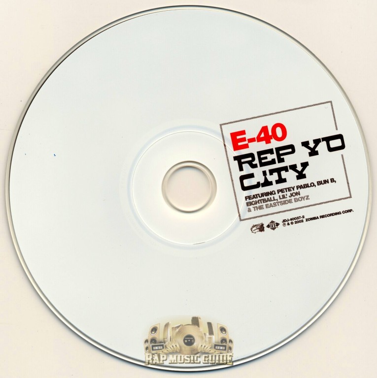 E-40 - Rep Yo City: Single. CD | Rap Music Guide