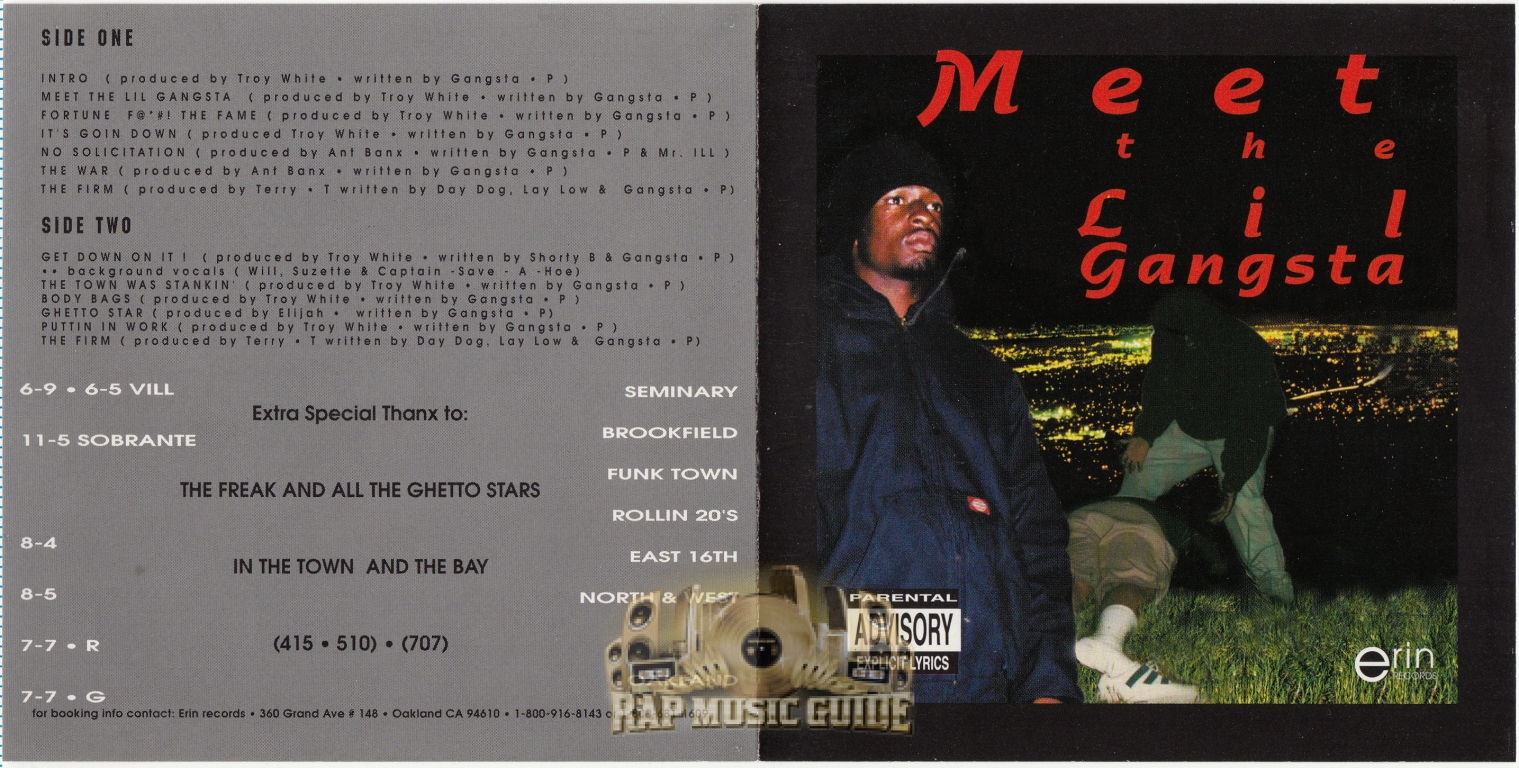 Lil Gangsta P - Meet the Lil Gangsta: CD | Rap Music Guide