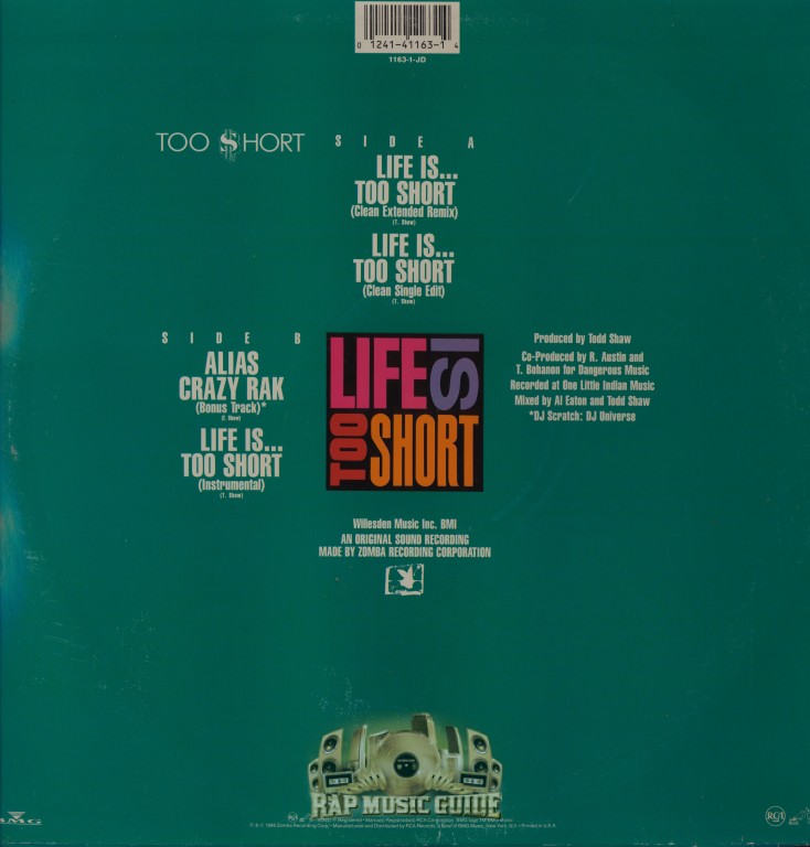 Too Short - Life Is...Too $hort: Single. Record | Rap Music Guide