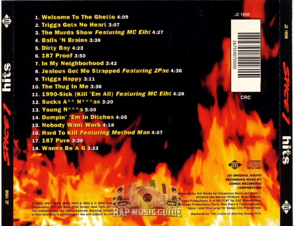 Spice 1 - Hits: CD | Rap Music Guide