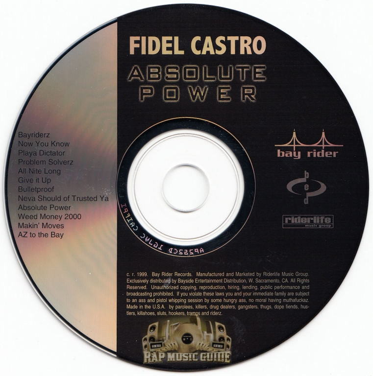 Fidel Castro - Absolute Power: CD | Rap Music Guide