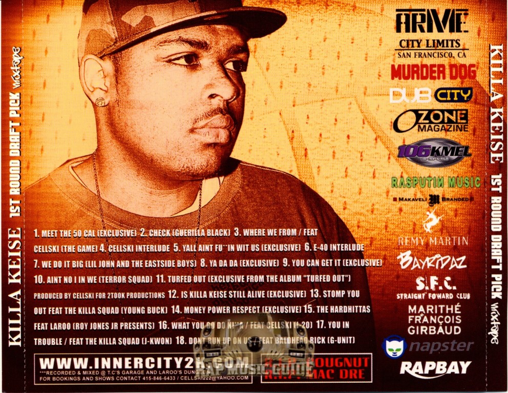 Killa Keise - 1st Round Draft Pick Mixtape: CD | Rap Music Guide