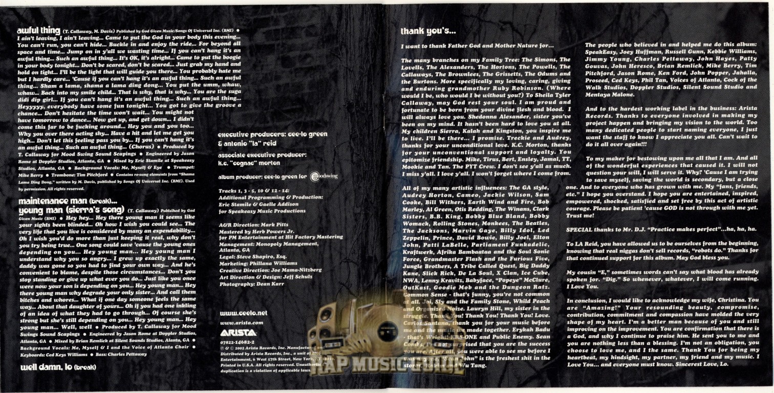 Cee-Lo Green - Cee-Lo Green and His Perfect Imperfections: 1st Press ...