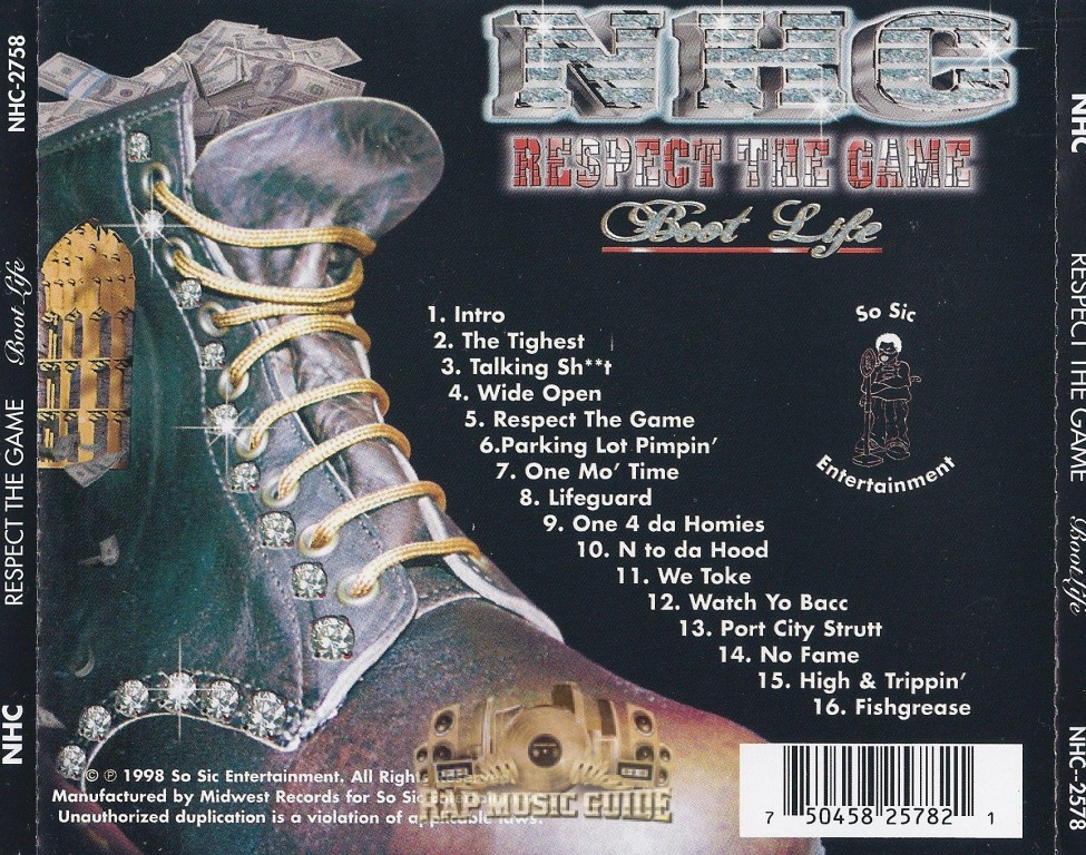 NHC - Respect The Game (Boot Life): CD | Rap Music Guide