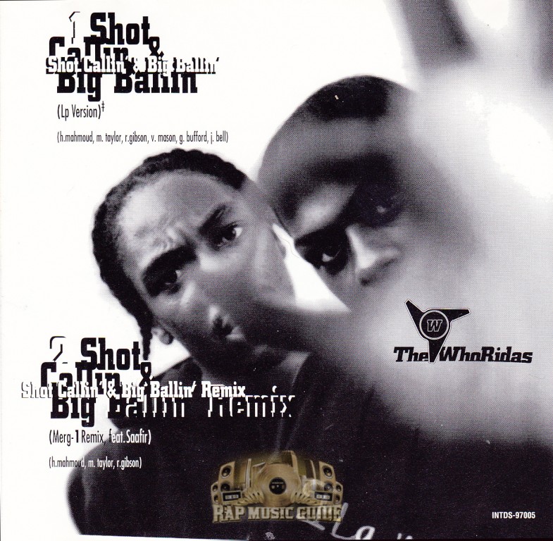 The WhoRidas - Shot Callin' & Big Ballin': Single. CD | Rap Music Guide